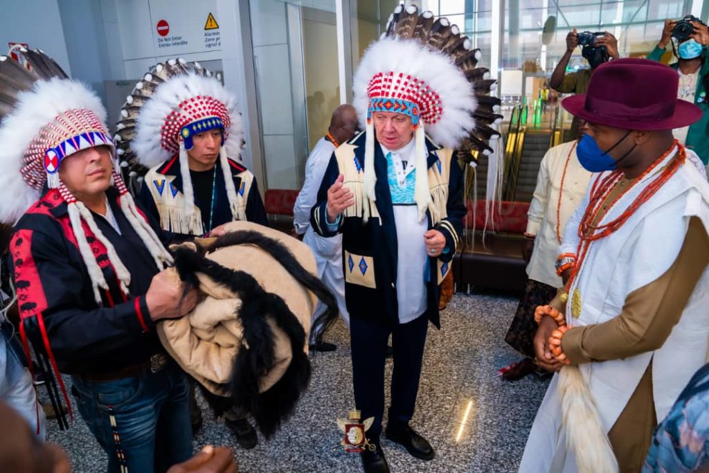 Tsuut'ina Nation Receives Warri Monarch In Canada Amid Pomp, Pageantry