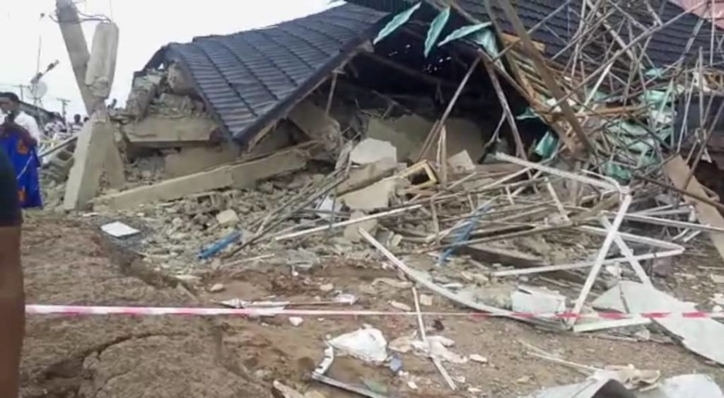 JUST-IN: Occupants Trapped As 2-storey Building Collapses In Abuja