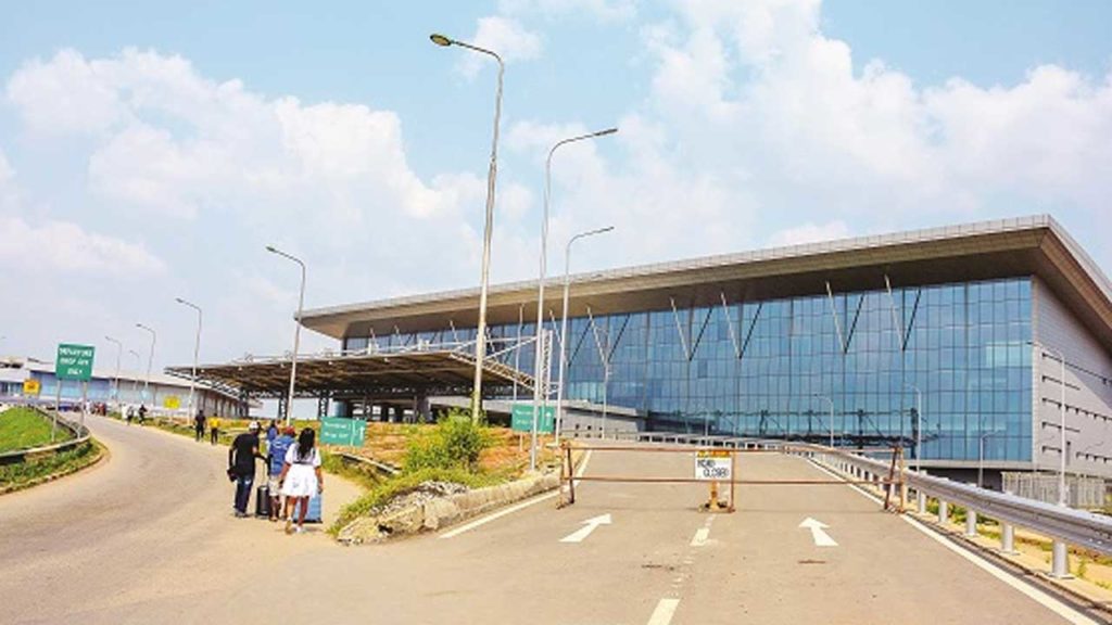 X-raying Newly Built Terminal 2 At Lagos Airport