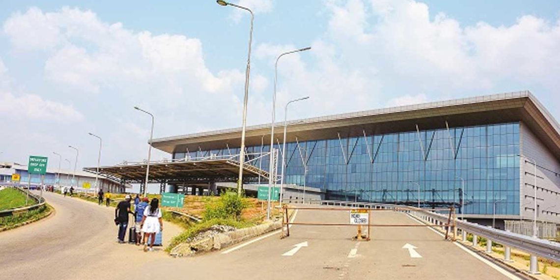 X-raying Newly Built Terminal 2 At Lagos Airport