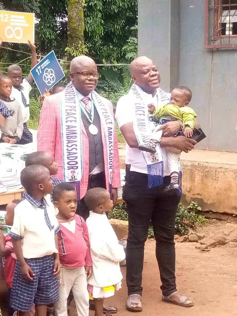 UN SDG 4: Philanthropist, Okpara Donates Books To School Children