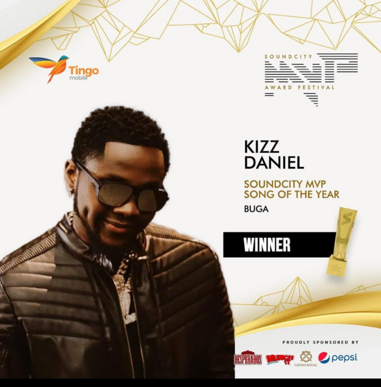 Kizz Daniel, Tems, Ruger Win At Soundcity MVP Awards