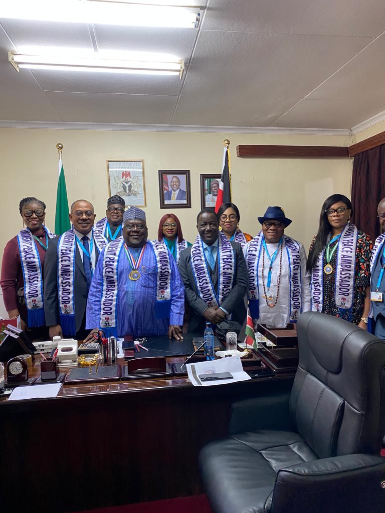 Yusuf Yunusa Nigeria's High Commissioner To Kenya Receives IAWPA Peace ...