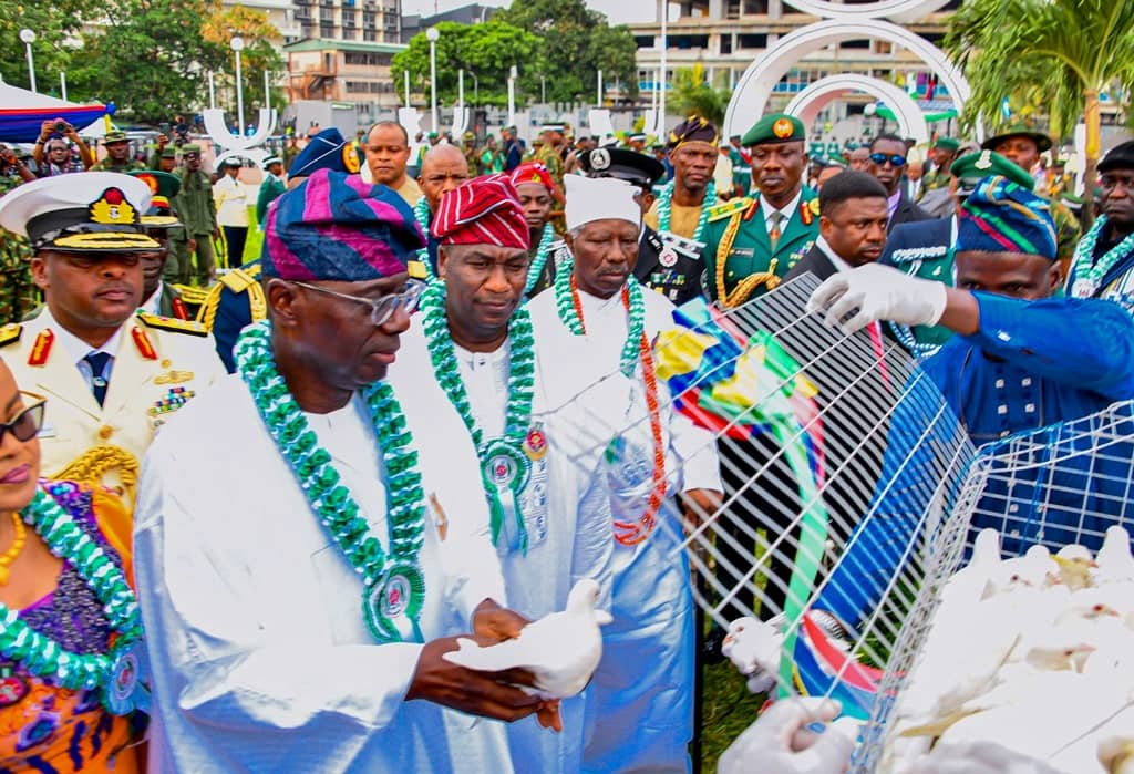 PICTORIAL: Sanwo-Olu Leads Armed Forces Remembrance Day Ceremony In Lagos