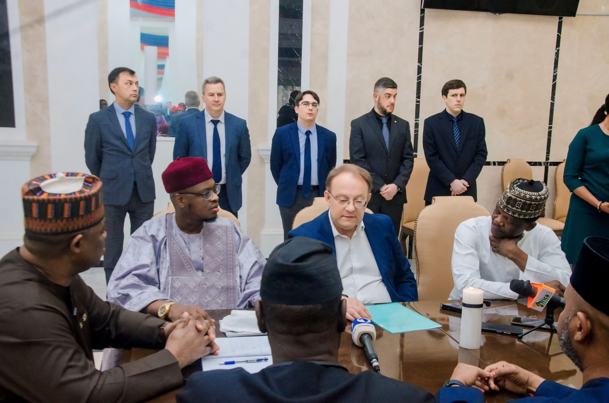 PICTORIAL: Fani-Kayode, Pantami, Others Pay Condolence Visit To Russian ...