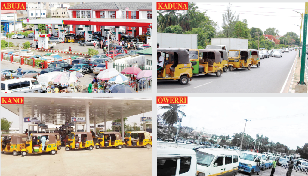 11 Months After Subsidy Removal: Nigerians Still Face Fuel Scarcity, Long Queues