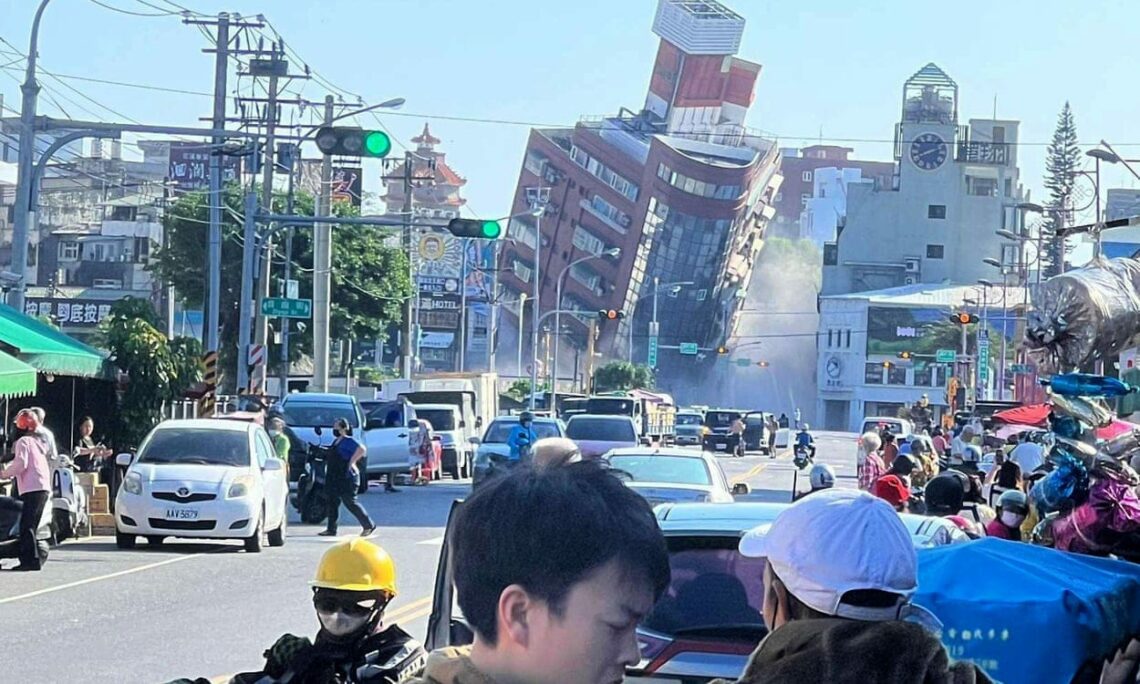 PICTORIAL: 7 Dead, 700 Injured As Powerful Earthquake Strikes Taiwan
