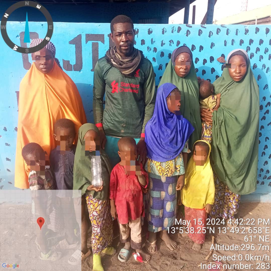 PICTORIAL: 47 Terrorists Surrender To MNJTF In Borno