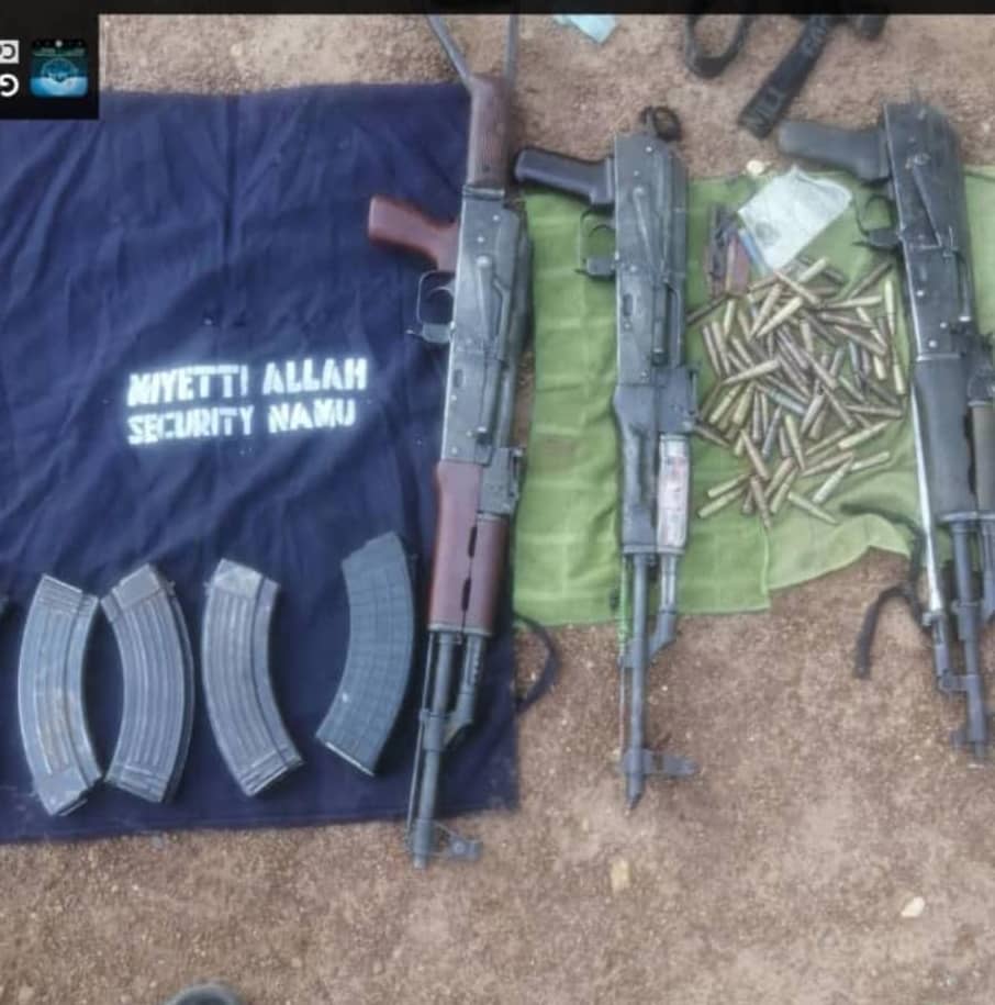 PICTORIAL: OPSH Troops Nab Notorious Gunrunners, Recover Arms, Ammunition In Plateau, Kaduna