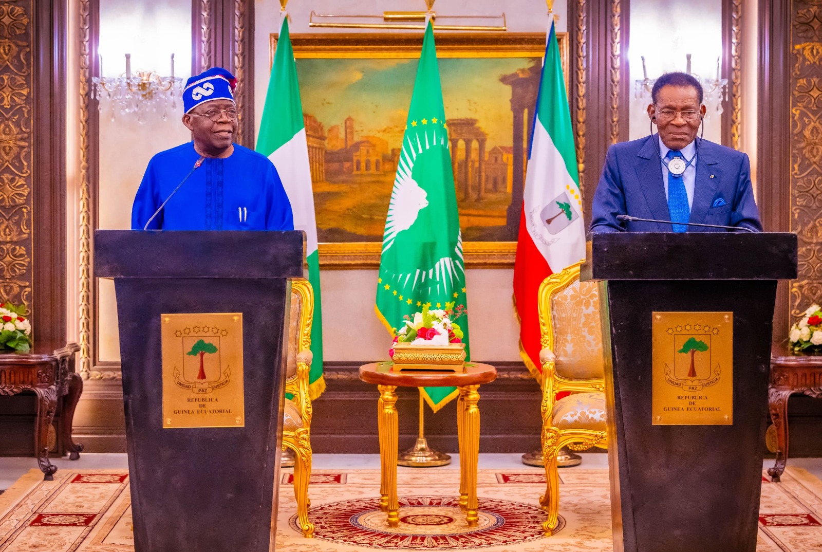 PICTORIAL: Tinubu, Mbasogo Seal Gulf Of Guinea Gas Pipeline Deal
