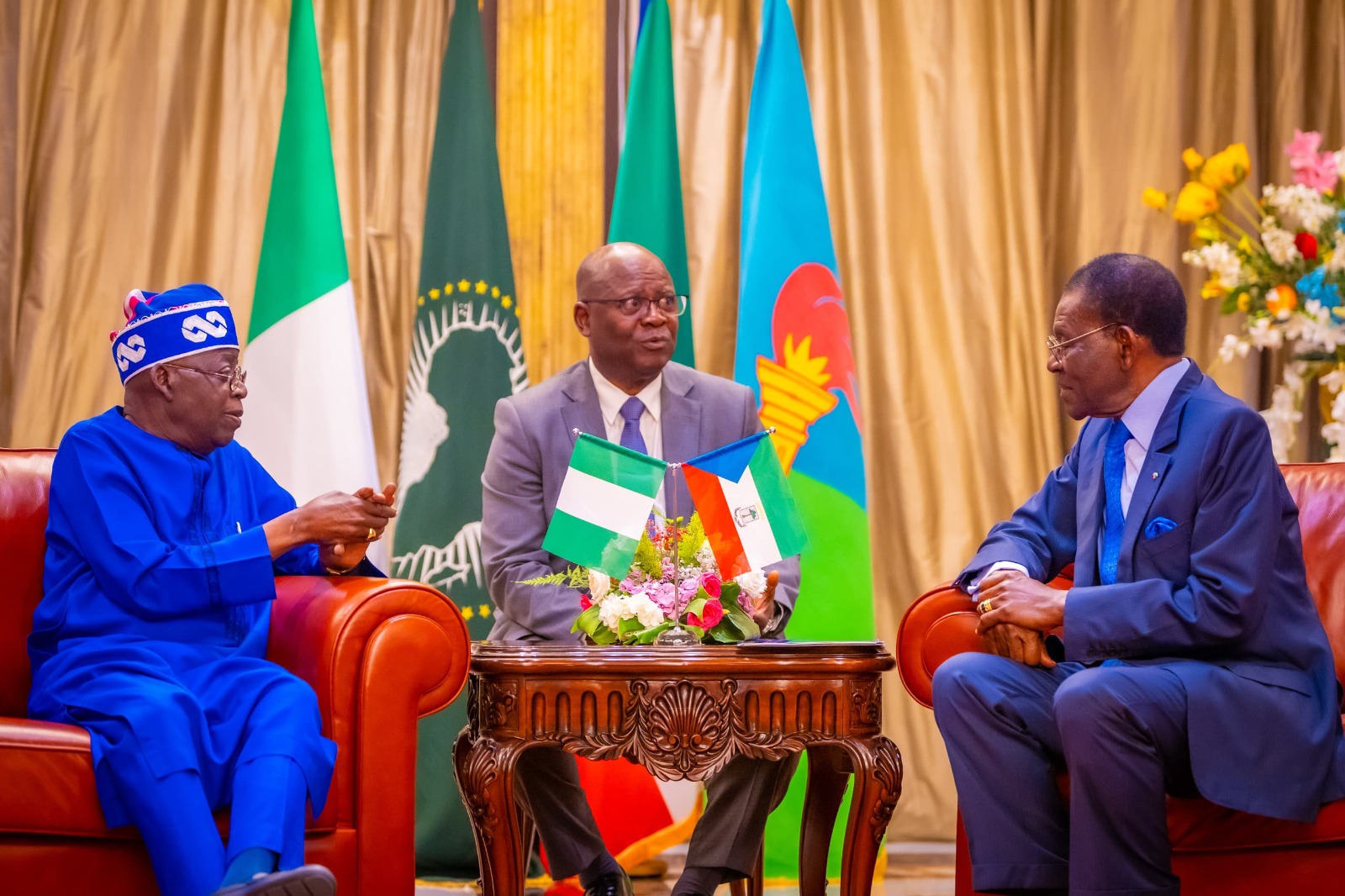PICTORIAL: Tinubu, Mbasogo Seal Gulf Of Guinea Gas Pipeline Deal