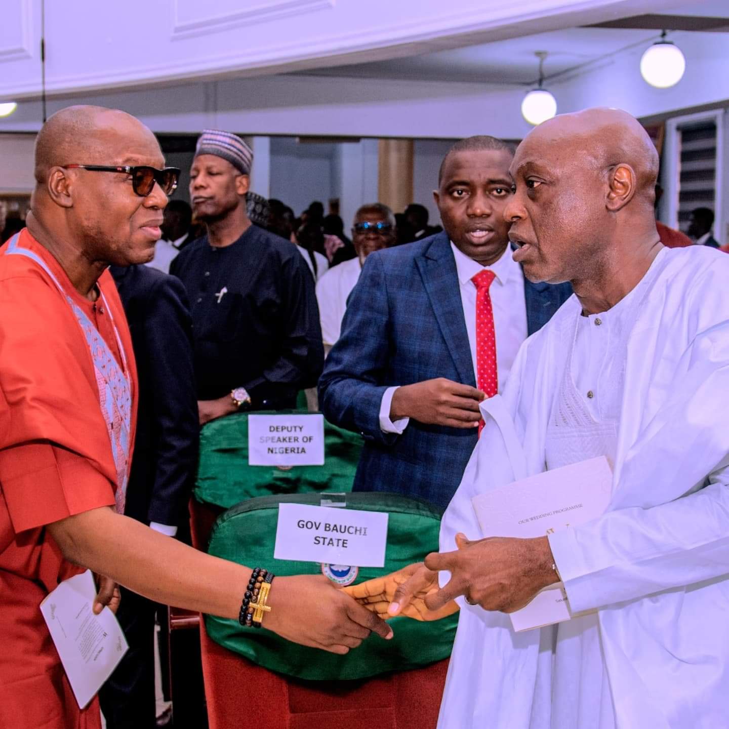 PICTORIAL: VP Shettima, CDS, COAS, 3 Ex-IGPs, Others Grace Wedding Of ...
