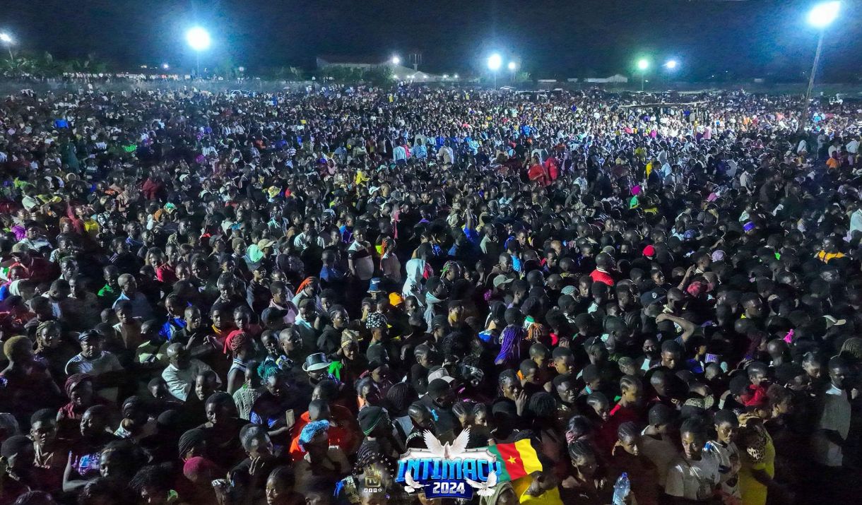 PICTORIAL: Crowd Throngs Apostle Suleman's Crusade In Cameroon
