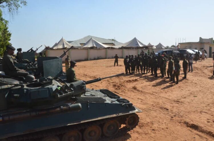 Pictorial Amid New Security Threats Acting Coas Oluyede Embarks On
