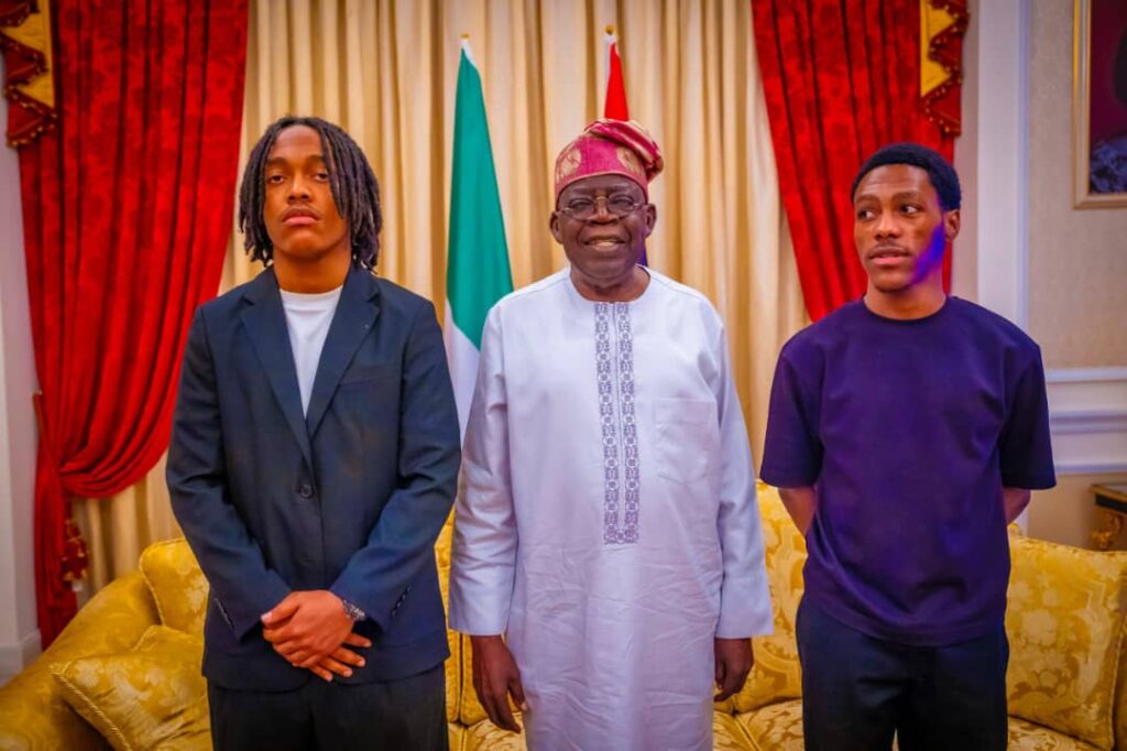 PICTORIAL: Wike Takes Sons On Christmas Homage To Tinubu