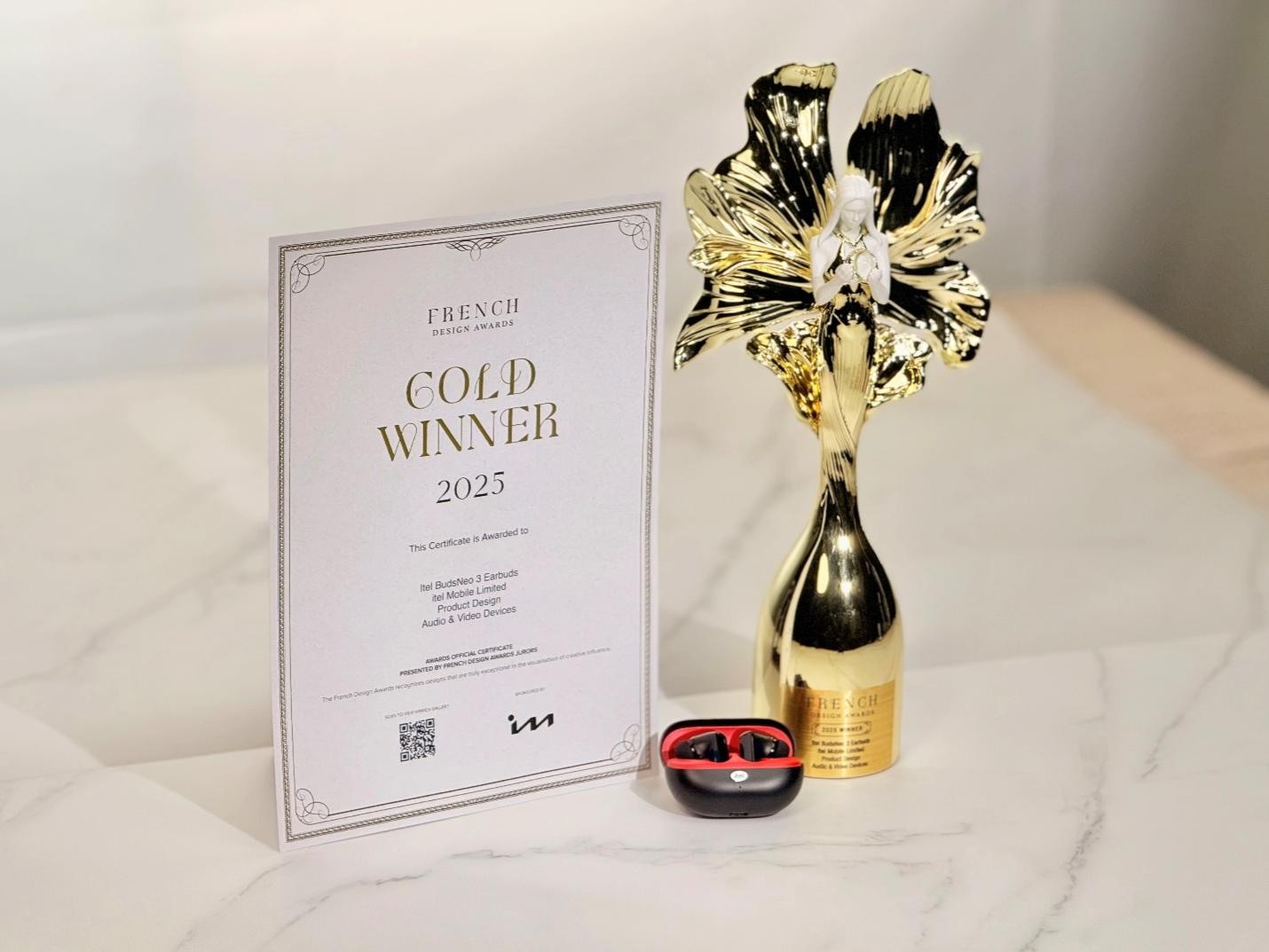 Itel BudsNeo 3 Crowned Golden Winner At French Design Awards For Sleek ...