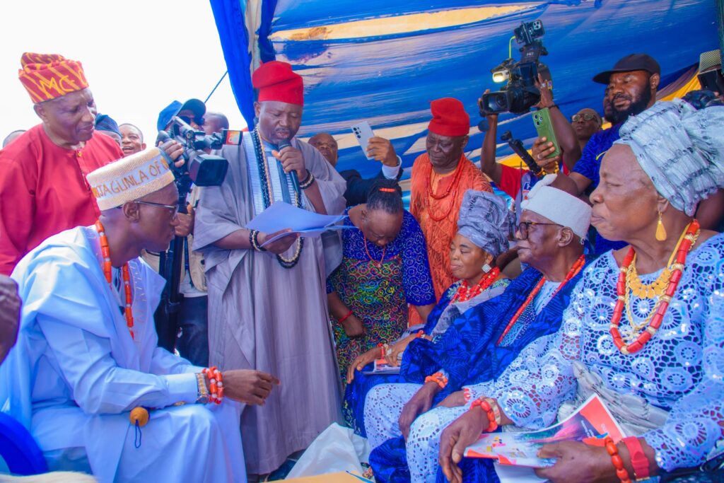 Kogi Monarch Honours Philanthropist Prince Olusoji With 'Basorun ...
