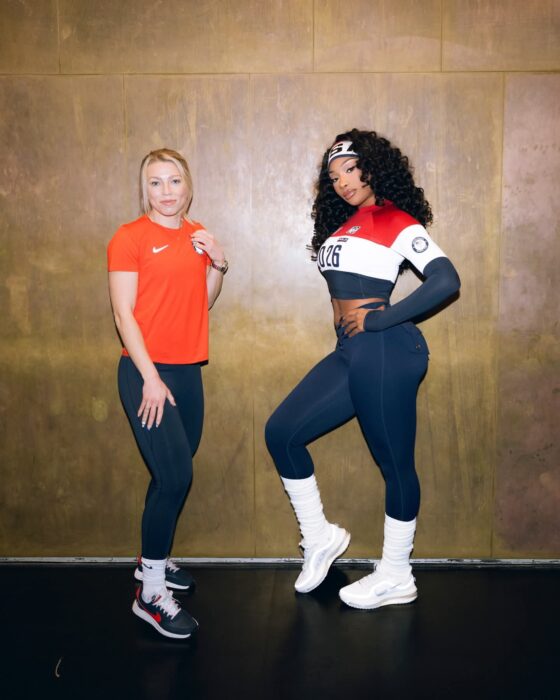 Singer Megan Thee Stallion Takes Milan With 2026 US Olympics Medalists
