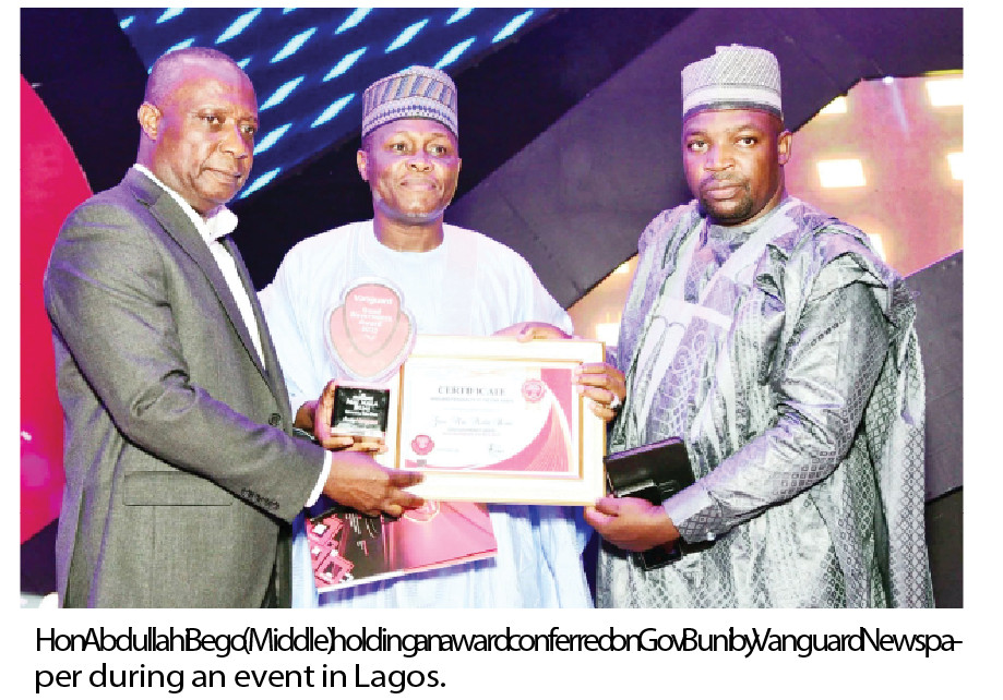 Good Governance: Buni Clinches Vanguard Award For Rural, Agricultural ...