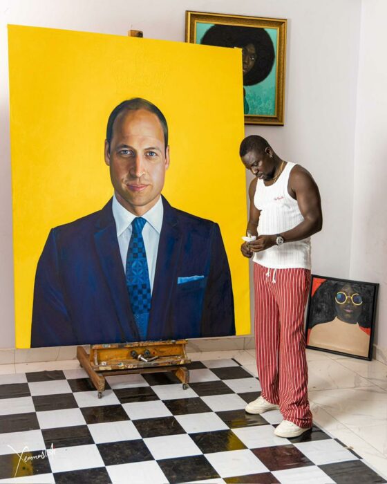 Nigerian Artist Omofemi Gains International Attention Over Portrait Of ...