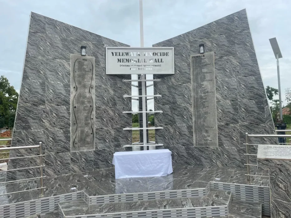 1 Year After, Memorial Wall Honours Yelewata Massacre Victims