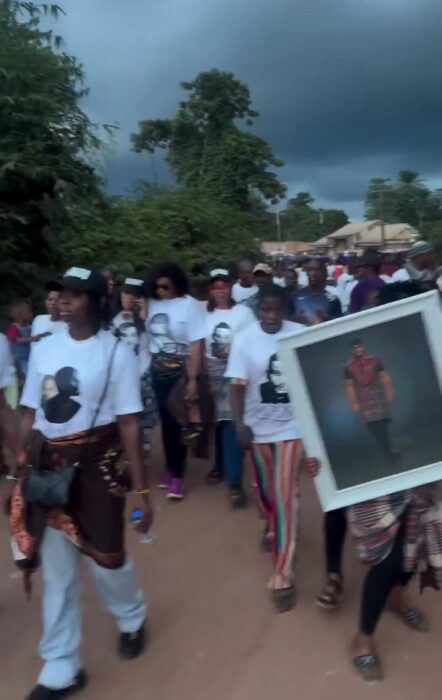 Tears As Actor Alex Ekubo’s Body Arrives Abia For Burial