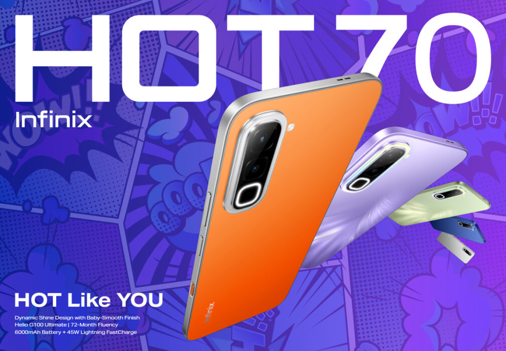 Infinix Launches HOT 70 Series With Industry-First 12-Colorway Dynamic ...